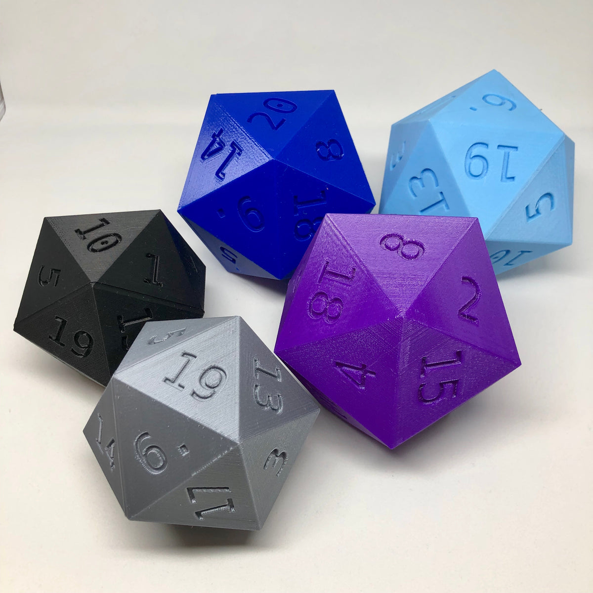 D20 Dice Case Storage Container w Magnetized Lid - Large Fits 13 D6 ...